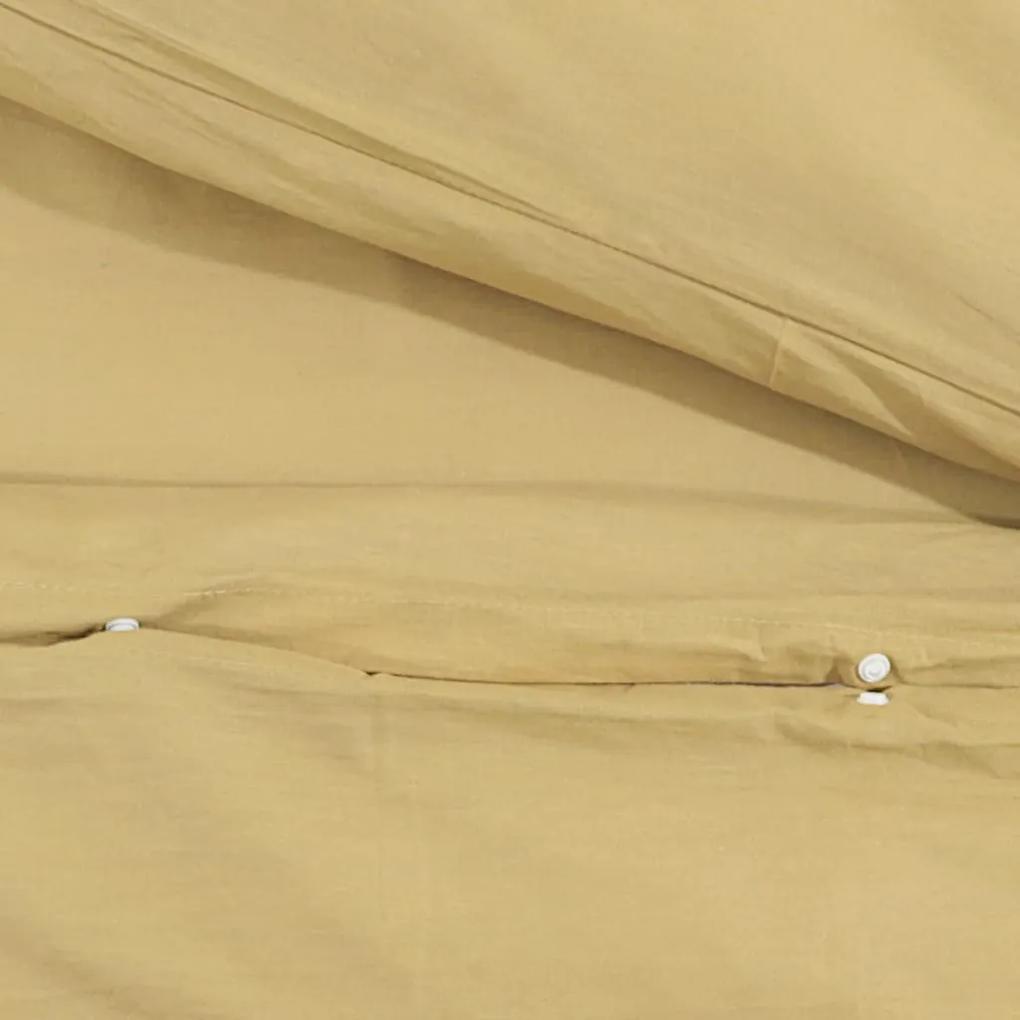 Sada ložního prádla taupe 220 x 240 cm bavlna,  136131
