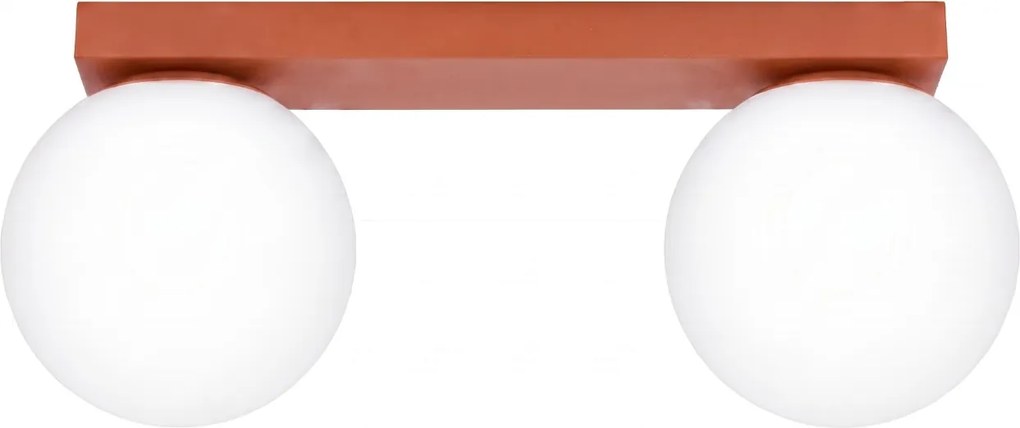Sollux Lighting Stropní svítidlo YOLI 2 okrově červené