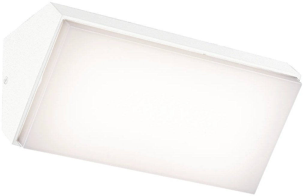 Mantra Solden, nástěnné venkovní svítidlo, 9W LED 3000K, bílá, délka 18cm, IP65