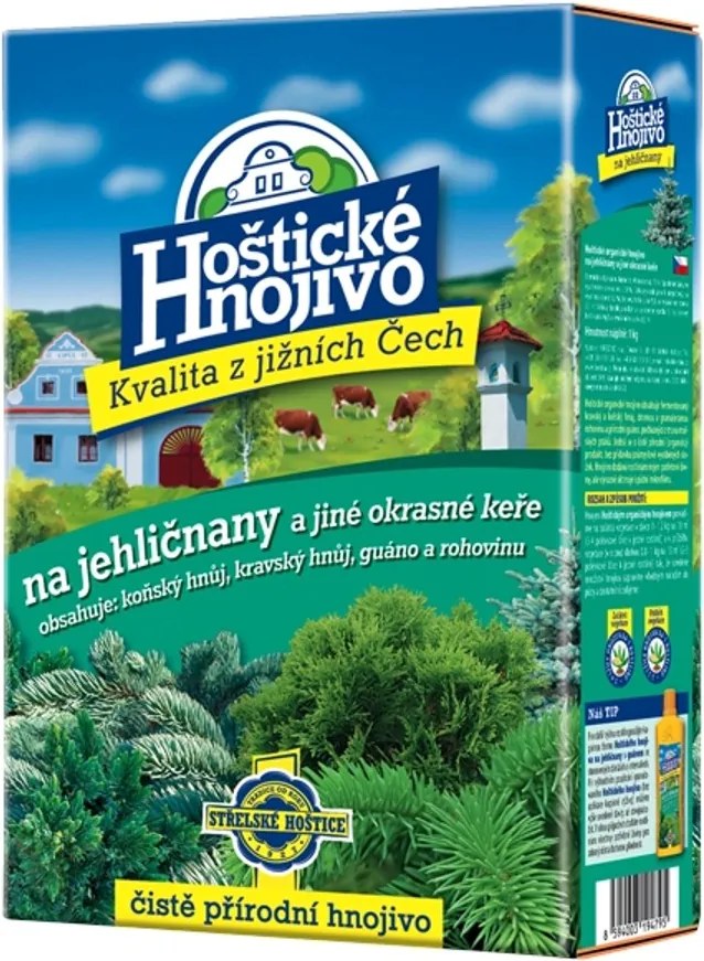 Hoštické hnojivo na jehličnany a jiné okrasné keře 1 kg
