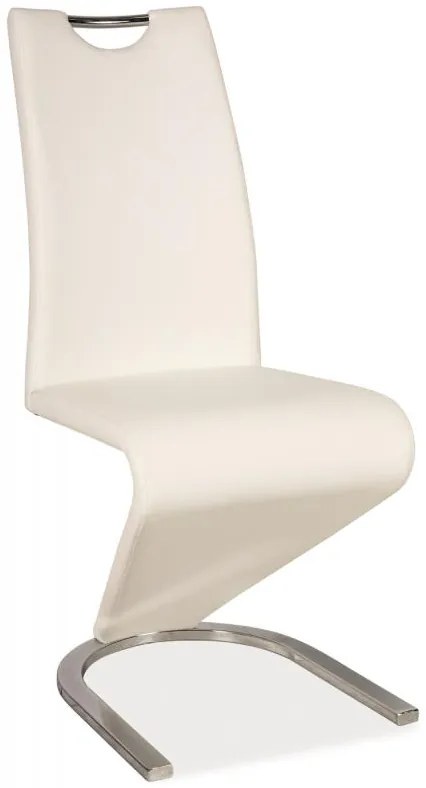Sedia jídelní čalouněná židle H090 bílá