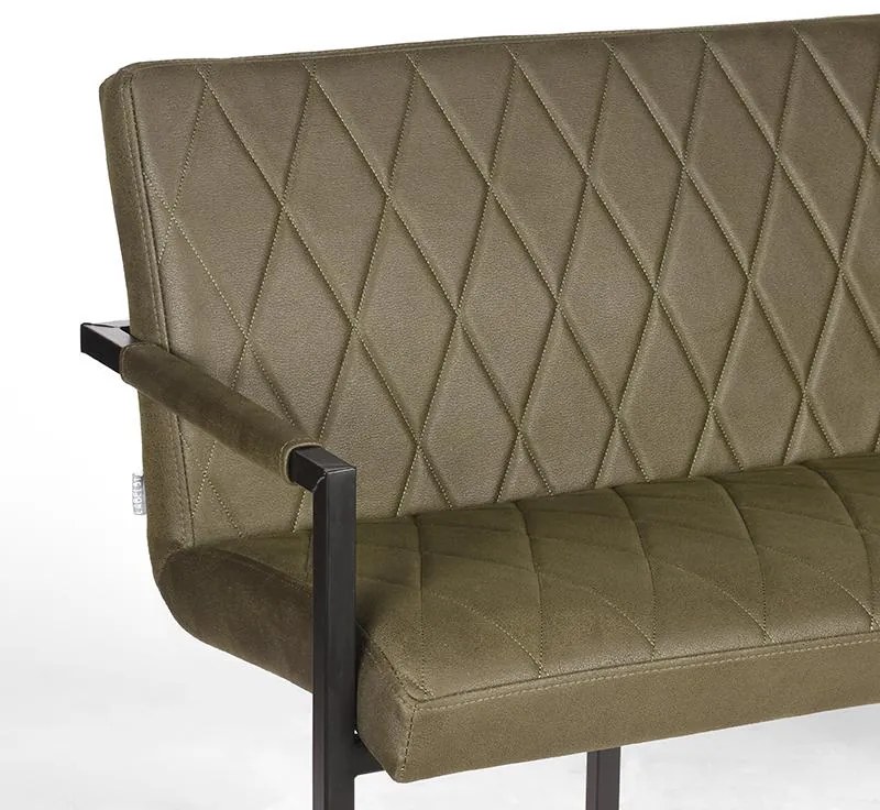 LABEL51 jídelní lavice DENMARK zelená Color: Army green UK-30.296