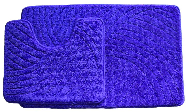 Koupelnová předložka modrá SAX Comfort,2 set