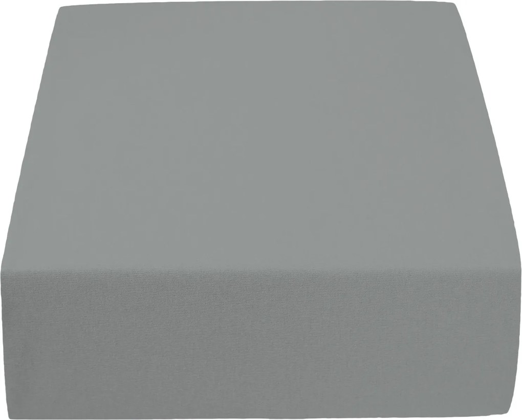 Jersey prostěradlo MICRO šedé 180 x 200 cm