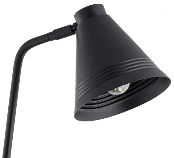Argon 8003 - Stojací lampa AVALONE 1xE27/15W/230V černá