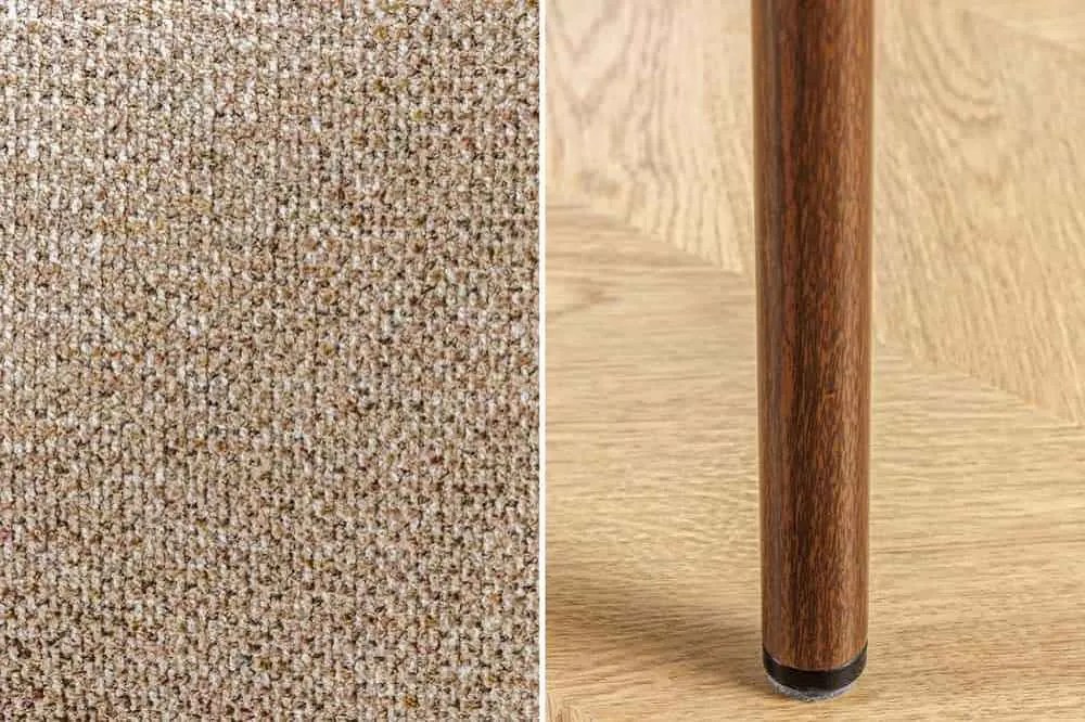 Designová jídelní židle Harding taupe béžová / hnědá