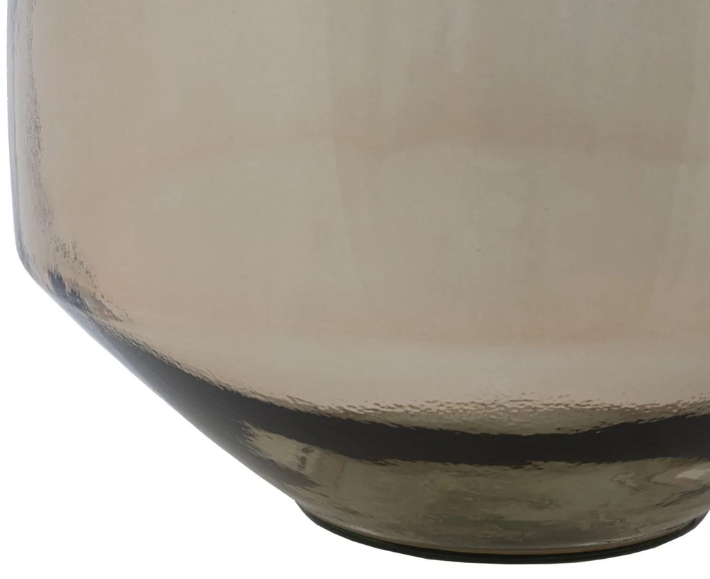 Hnědá skleněná váza Mauro Ferretti Alavis, 33x60 cm