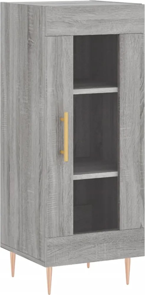 Skříň highboard šedá sonoma 34,5 x 34 x 180 cm kompozitní dřevo 3199039