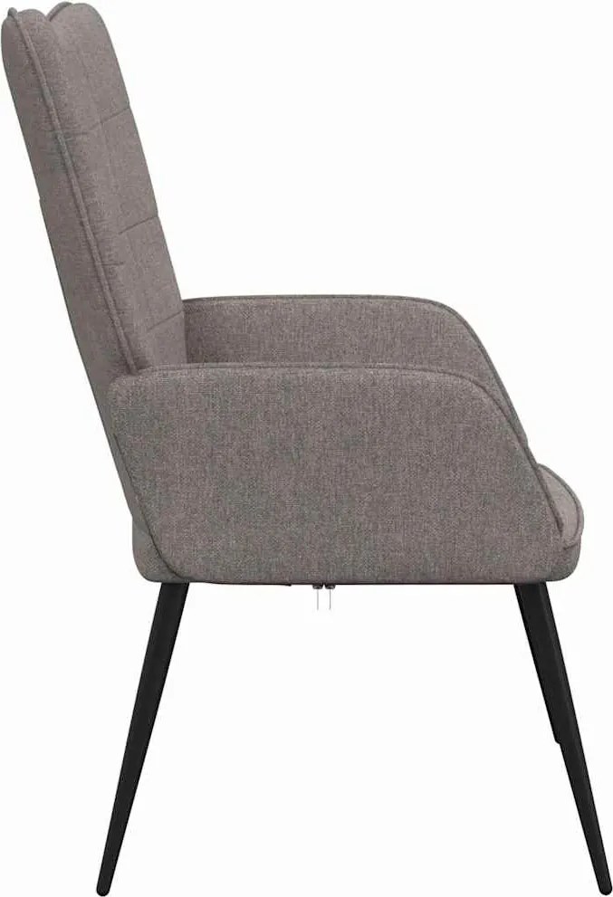 Relaxační židle taupe textil 327950