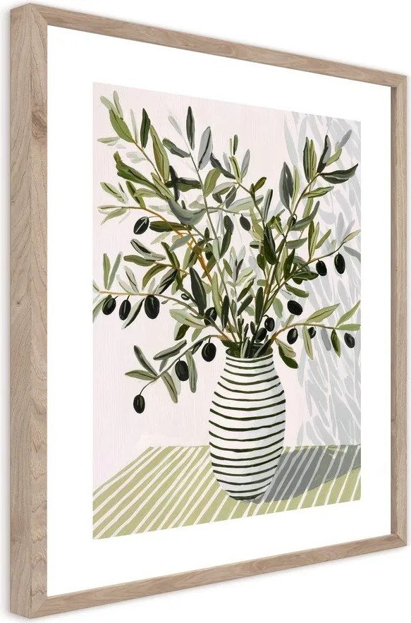 Tištěný obraz s rámem 40x50 cm Olive Bunch II – Styler