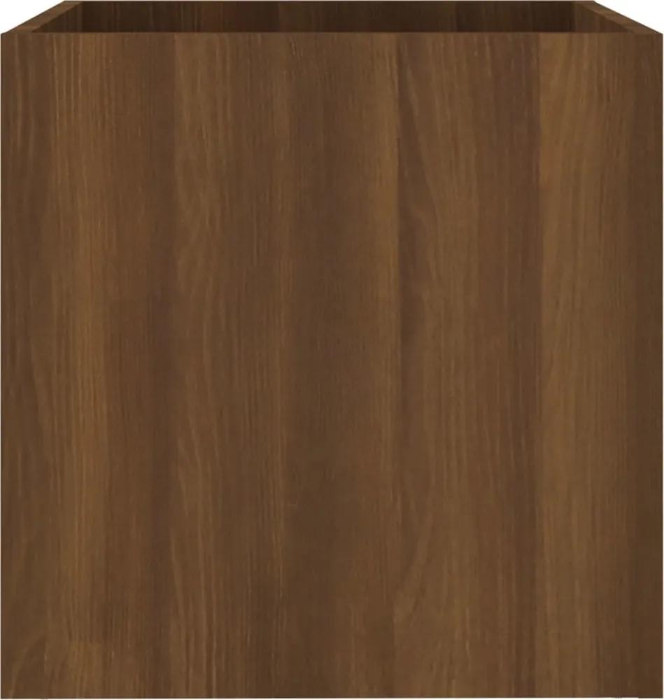 vidaXL Truhlík 40 x 40 x 40 cm kompozitní dřevo [808795] Barva: Betonová šedá