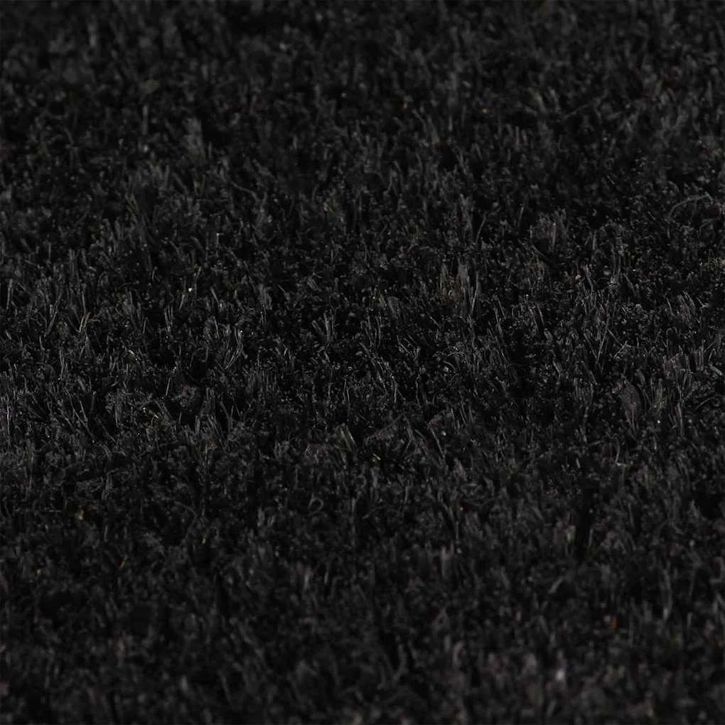 Rohožka před dveře černá 100 x 300 cm kokosové vlákno 155582