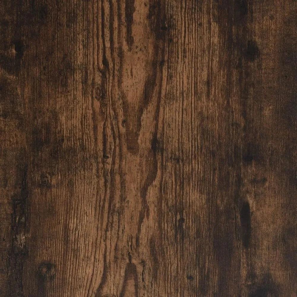 Petromila Knihovna/dělicí stěna kouřový dub 80x24x192 cm kompozitní dřevo