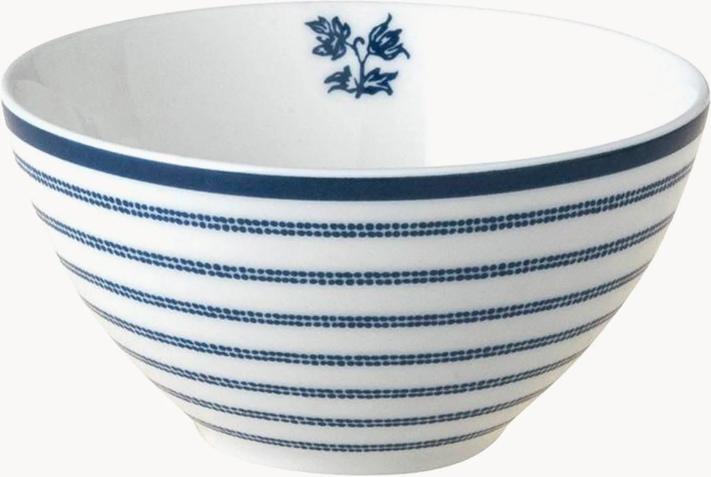 Sada malých porcelánových misek Candy Stripe, 4 díly