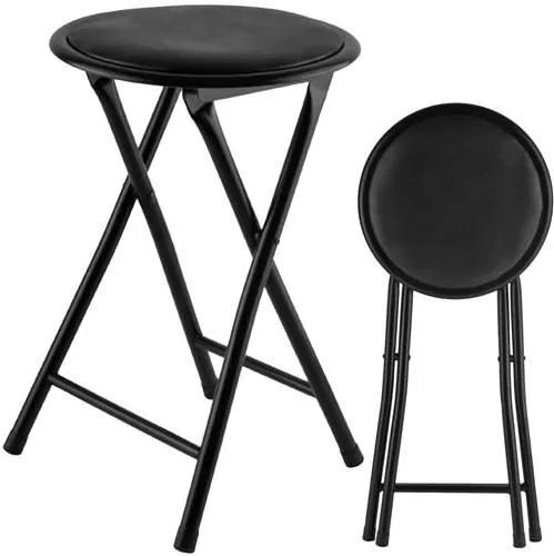 ISO Skládací barová židle, černá, 7891