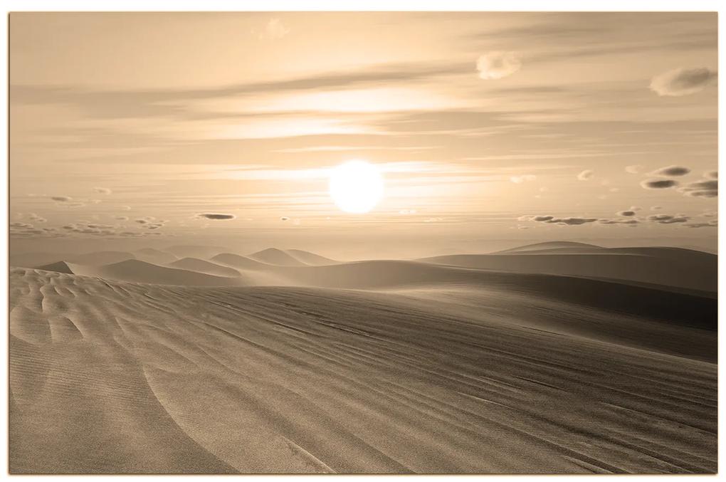 Obraz na plátně - Pouštní západ slunce 1917FA (100x70 cm)