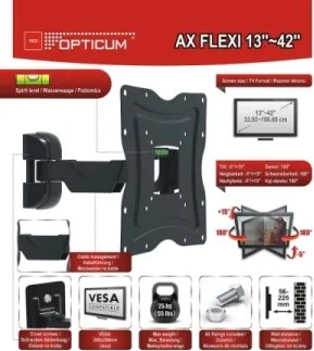 OPTICUM FLEXI 13"- 42" držák TV