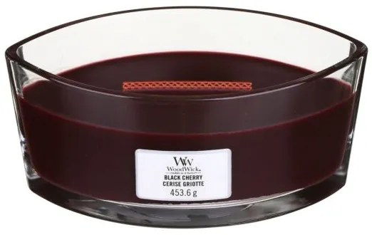 WoodWick Svíčka loď Black Cherry, 453 g