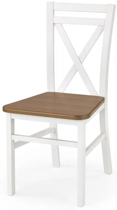 Dřevěná židle DARIUSZ 2 Halmar Ořech / bílá