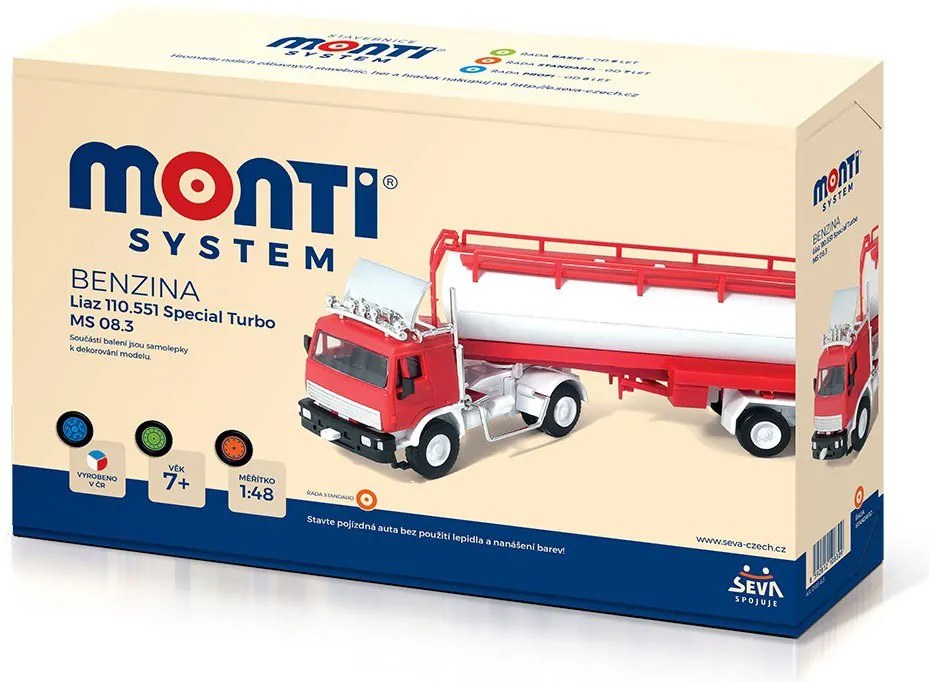 Plastikový model monti system ms 08.3 – benzina