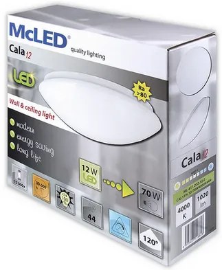 LED svítidlo McLED Cala 12 12W IP44 4000K neutrální bílá ML-411.202.32.0