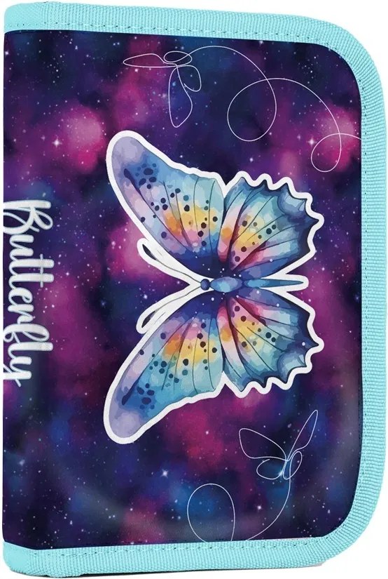 Oxybag PREMIUM - školní set Motýl 3 ks: aktovka, penál, sáček