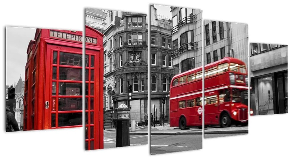 Londýnská ulice - obraz