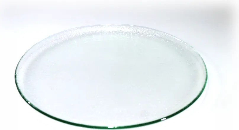 BDK-GLASS Dortový talíř čirý - prům. 32cm