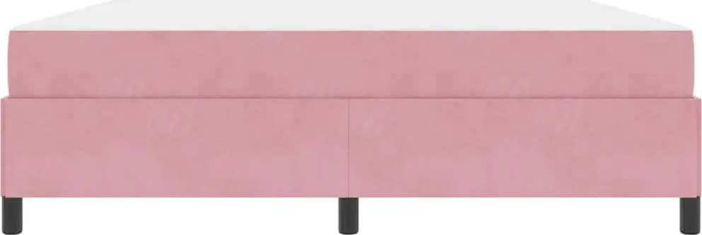 Rám postele Růžová 180 x 200 cm textil 3399083