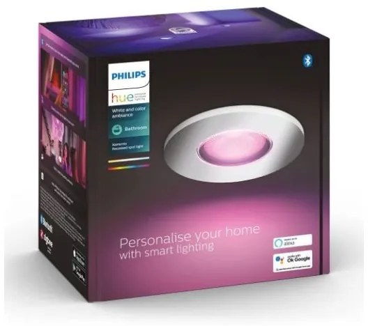 Philips - LED RGB Stmívatelné koupelnové svítidlo Hue 1xGU10/5,7W/230V IP44