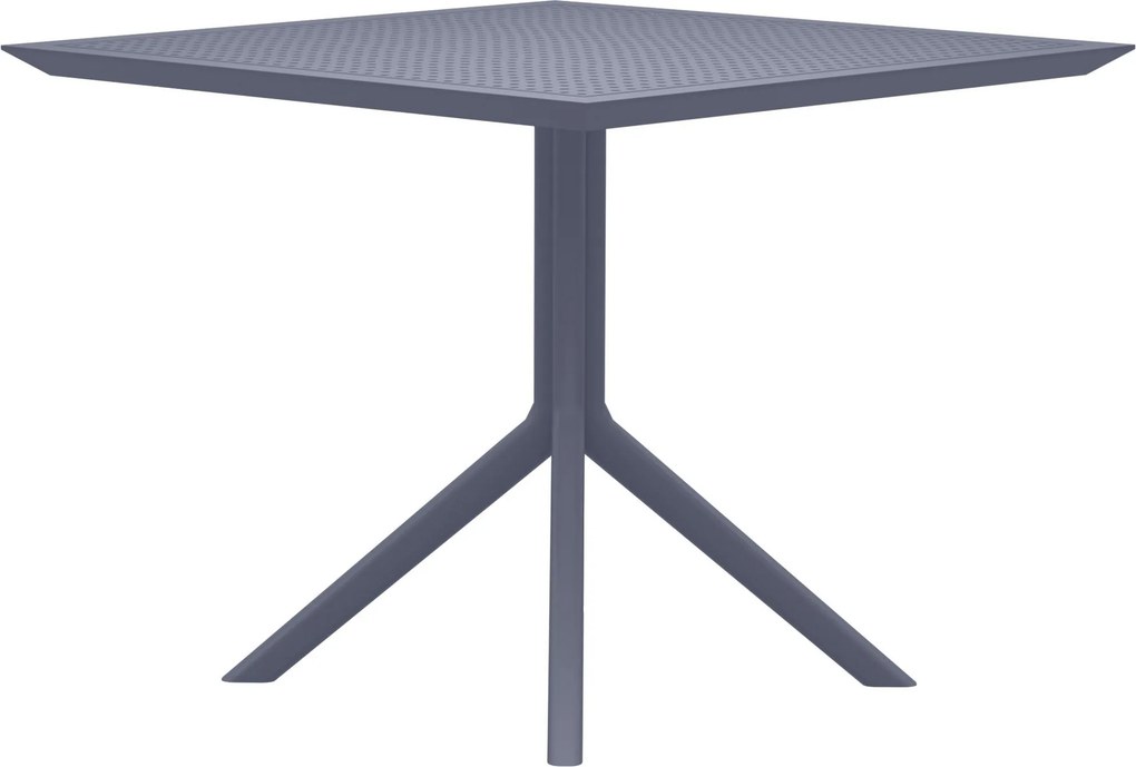 Stůl Sky 80 cm – tmavě šedá