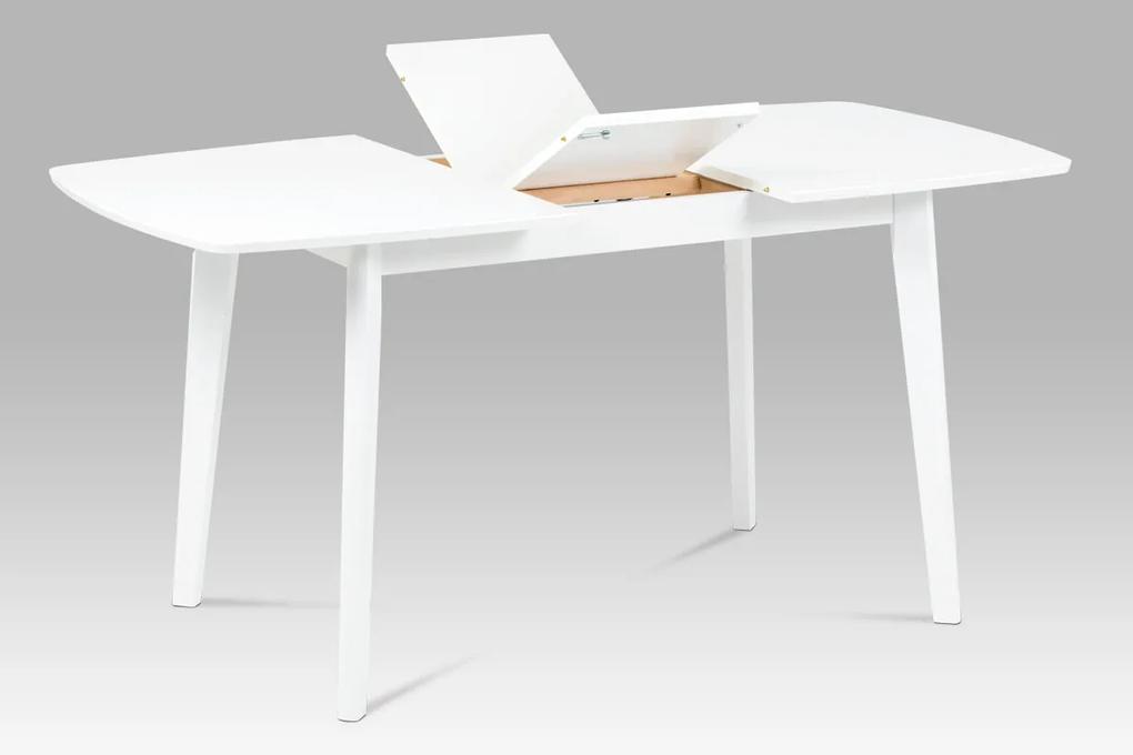 Artium rozkládací jídelní stůl, BT-6822 WT, 120+30x80 cm, barva bílá