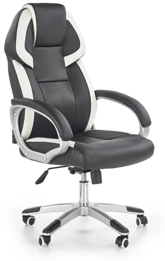 Halmar Kancelářská židle BARTON, černá/bílá