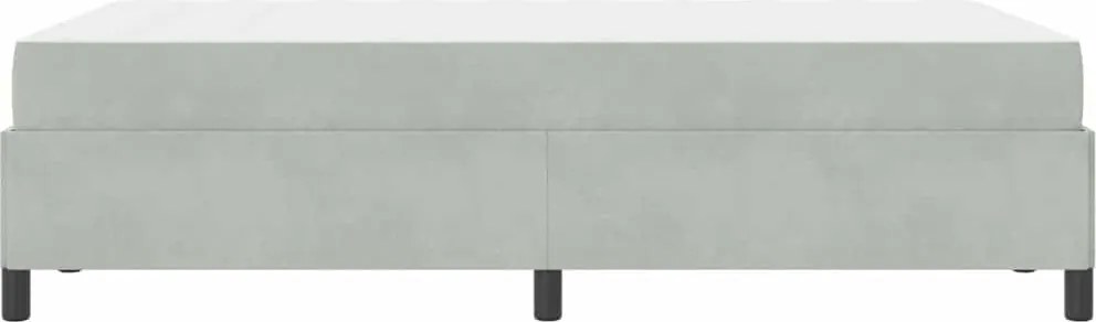 Rám postele Světle šedá 120 x 190 cm textil 3399048