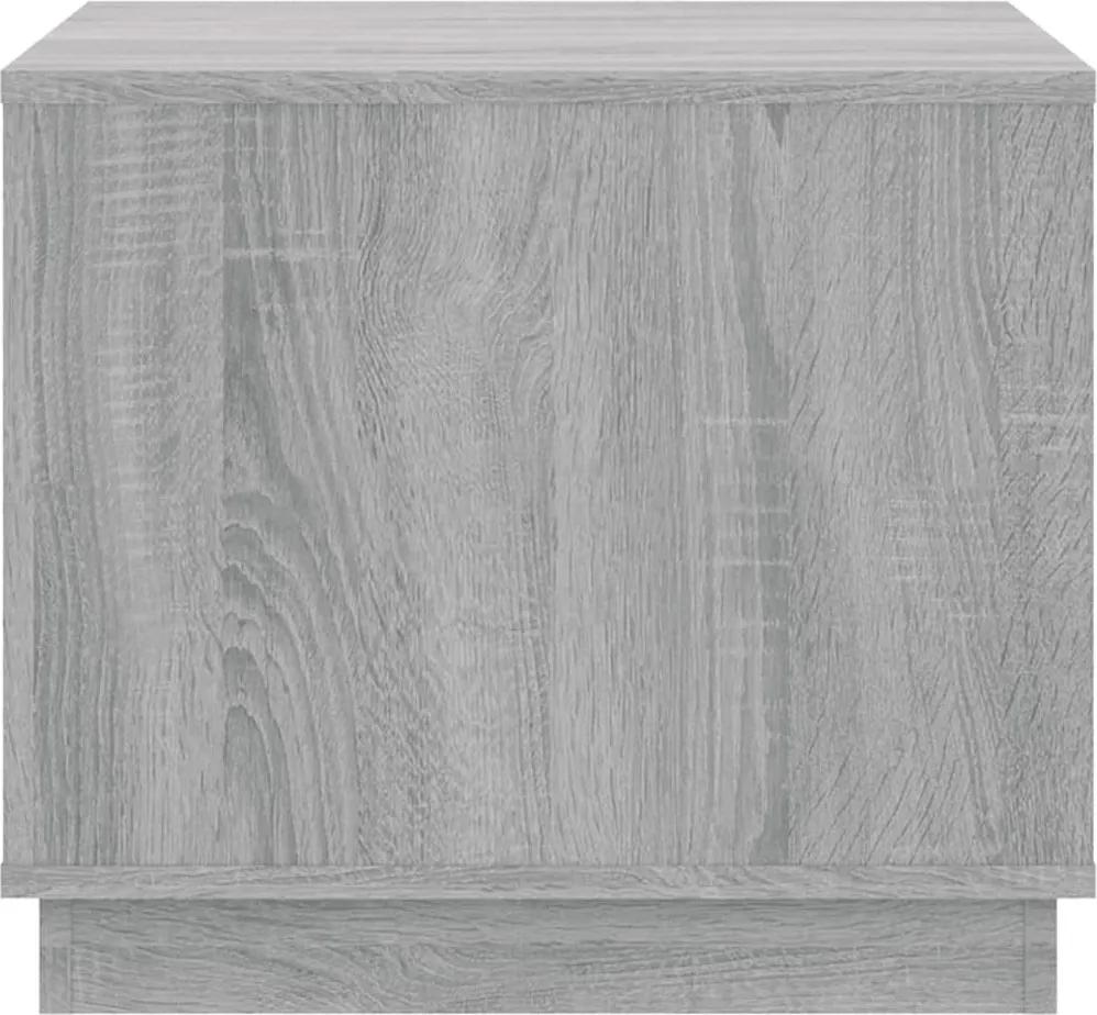 vidaXL Konferenční stolek 51 x 50 x 44 cm kompozitní dřevo [819874] Barva: šedá sonoma