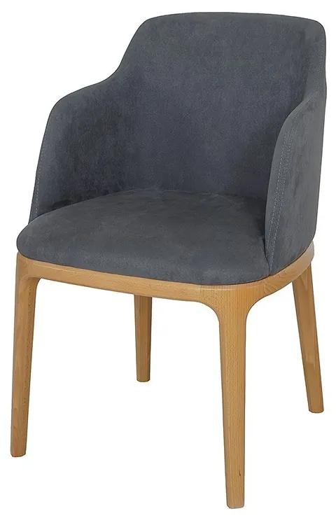 Drewmax Jídelní židle kt188 masiv buk koniak   sab968