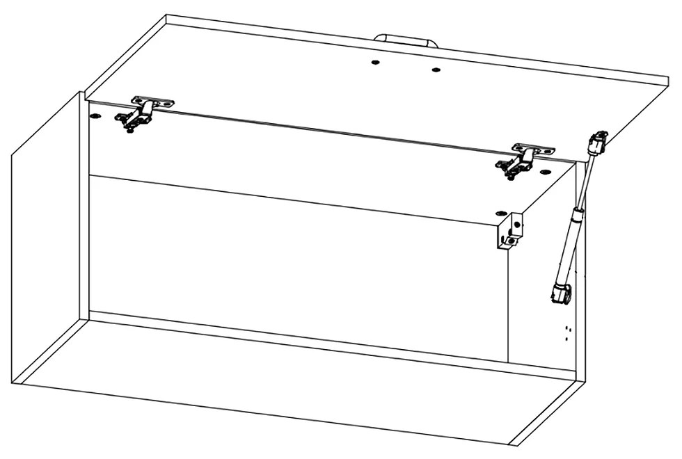 Kuchyňská linka Aspen D | 340 cm | bílá lesk