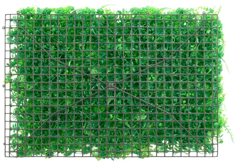  vidaXL Umělý plot s listy kapradiny 6 ks zelený 40 x 60 cm
