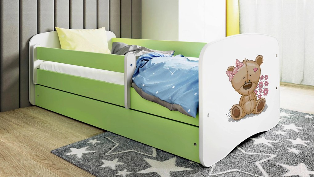 XXXLutz POSTEL PRO DĚTI A MLÁDEŽ 80/160 cm, zelená, bílá MID.YOU - Dětské pokoje sestavy - 002142000261