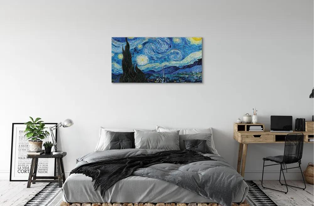 Obrazy na plátně Art hvězdné noci 120x60 cm