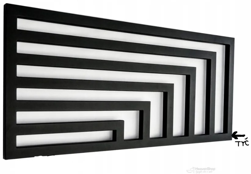 Regnis Kreon Zenit, topné těleso 1200x550 mm, 630W, černá matná, KZ120/55/BLACK/VYTÁPĚCÍTYC