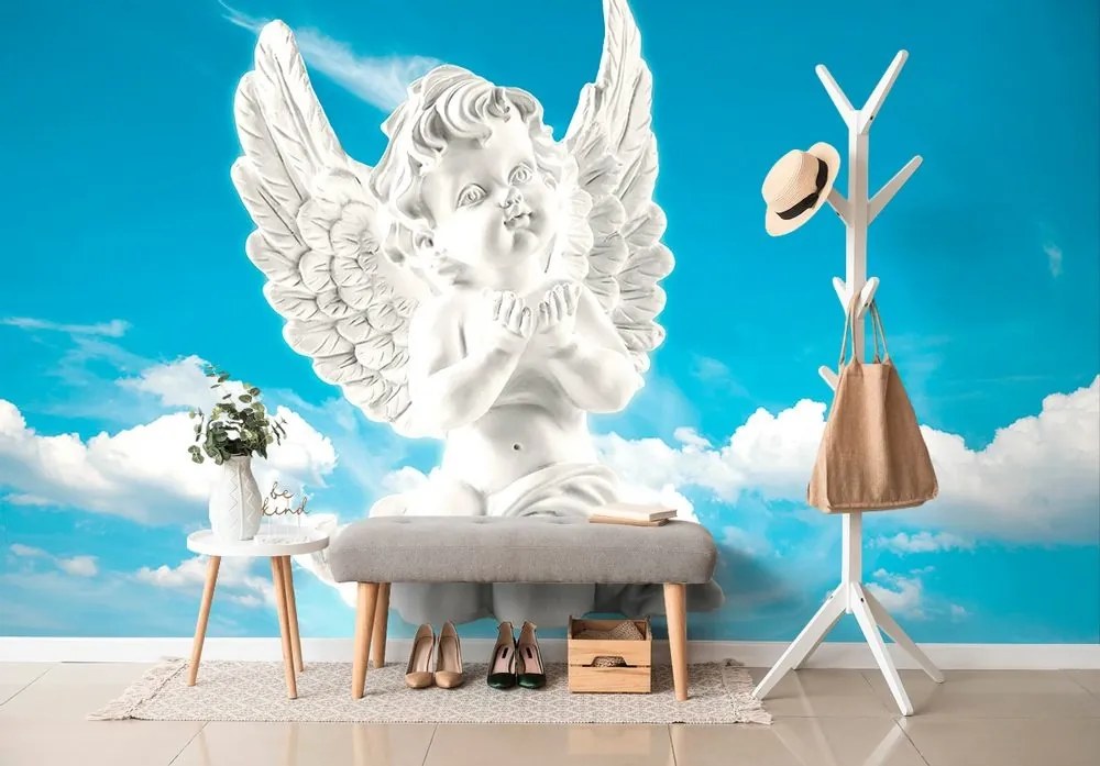 Samolepící tapeta pečlivý andílek na nebi - 150x100 cm