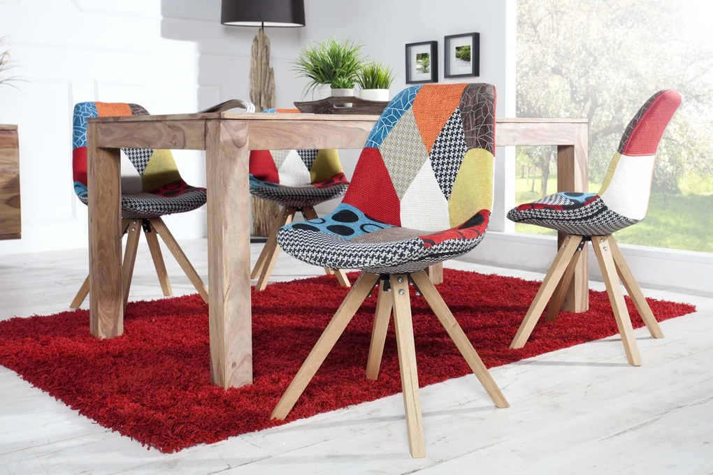 Židle Sweden NewLook patchwork