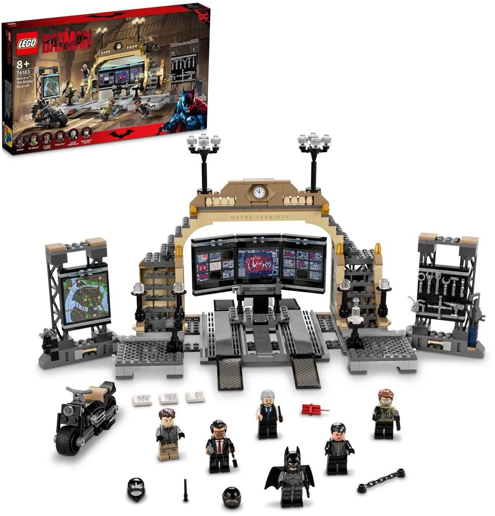 Lego stavebnice lego dc batman 76183 batmanova jeskyně: souboj s riddlerem