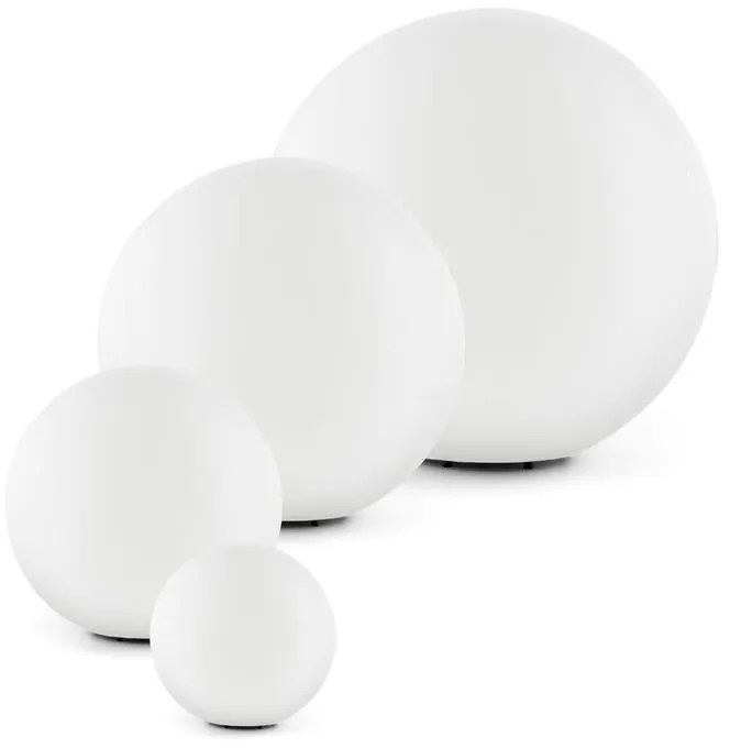 Shineball S, zahradní svítidlo, kulovité, 20 cm, bílé