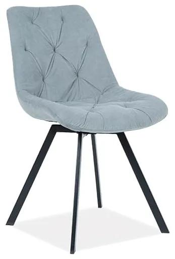 Jídelní židle VALENTE Velvet, 50x84x43, mat velvet 85