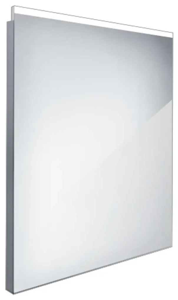 Nimco - Zrcadlo s LED osvětlením, 60x70 cm, hliník ZP 8002