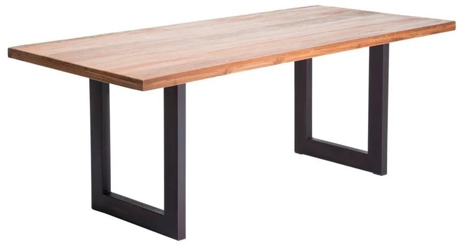 Jídelní stůl s deskou z recyklovaného teakového dřeva Kare Design Factory, délka 200 cm