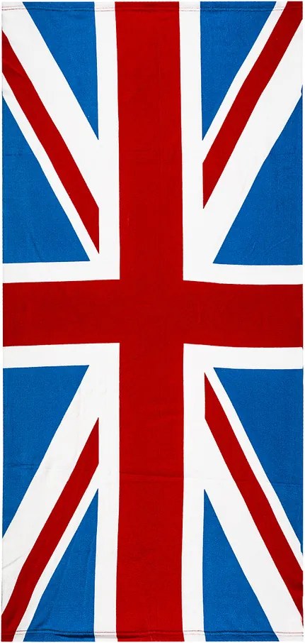 JAHU Plážová osuška Vlajka Anglie, 70 x 150 cm