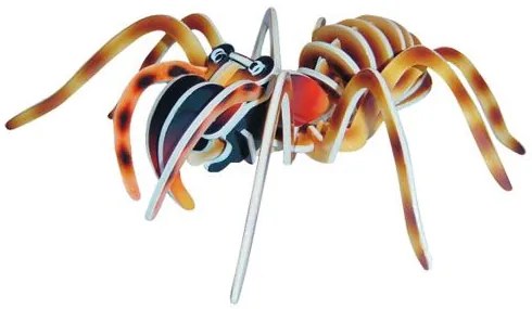 Woodcraft dřevěné 3D puzzle - skládačka Tarantule, 8,5x22x21,5 cm